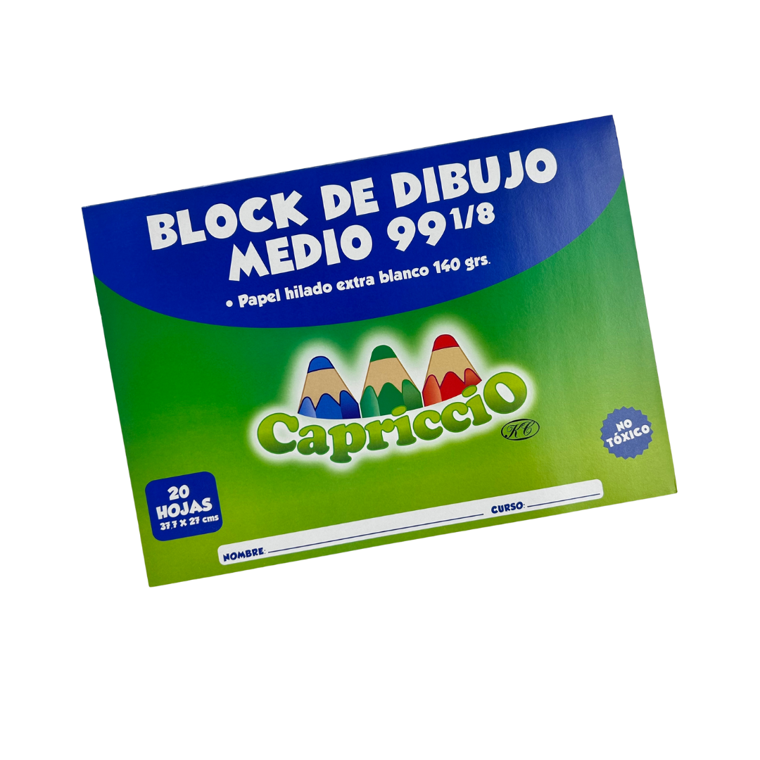Block de Dibujo 99 1/8 Capriccio – BICHOTO.CL