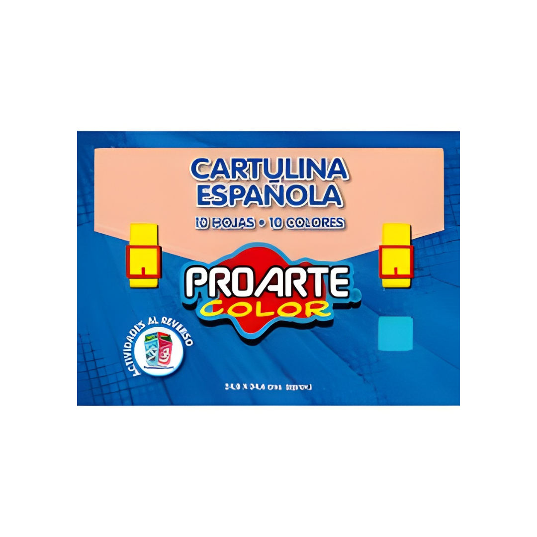 Carpeta Cartulina Española De Colores Proarte - BICHOTO.CL