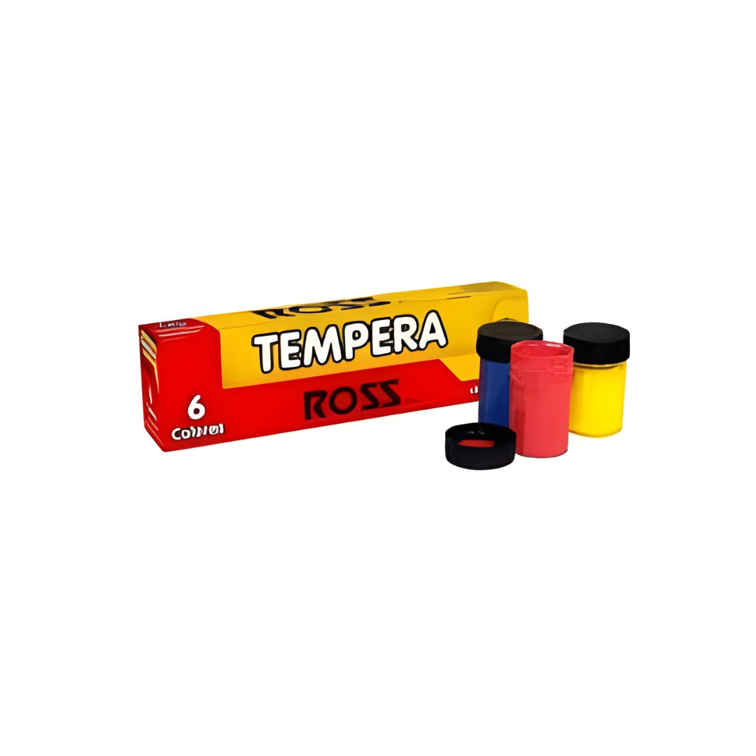 Tempera 6 Colores Ross - BICHOTO.CL